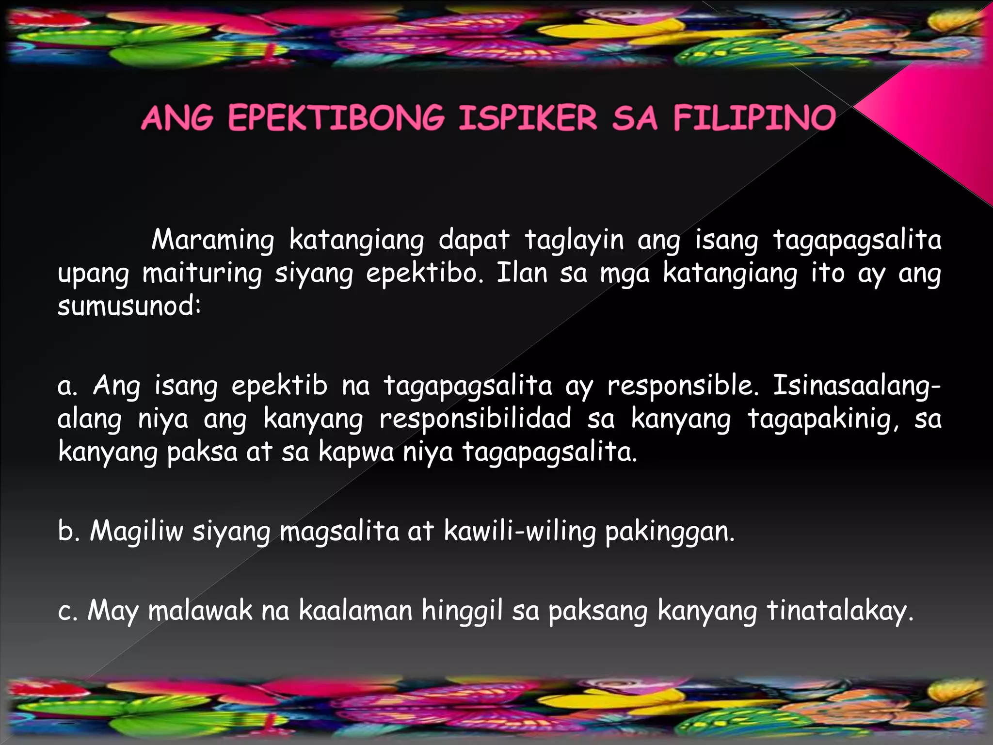 MAKRONG KASANAYAN SA WIKA: PAGSASALITA AT PAKIKINIG | PPTX