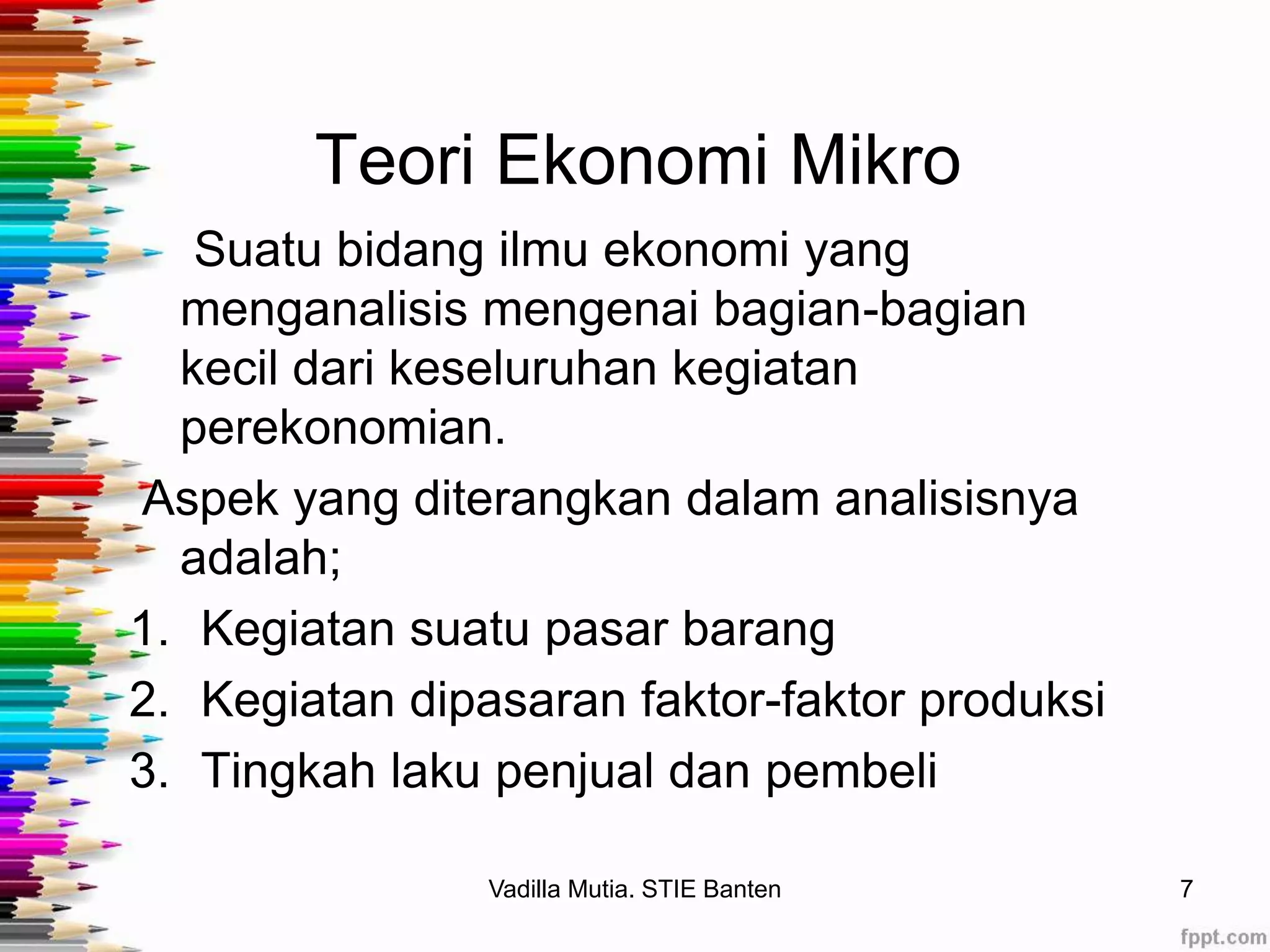 Pengantar makroekonomi | PPTX