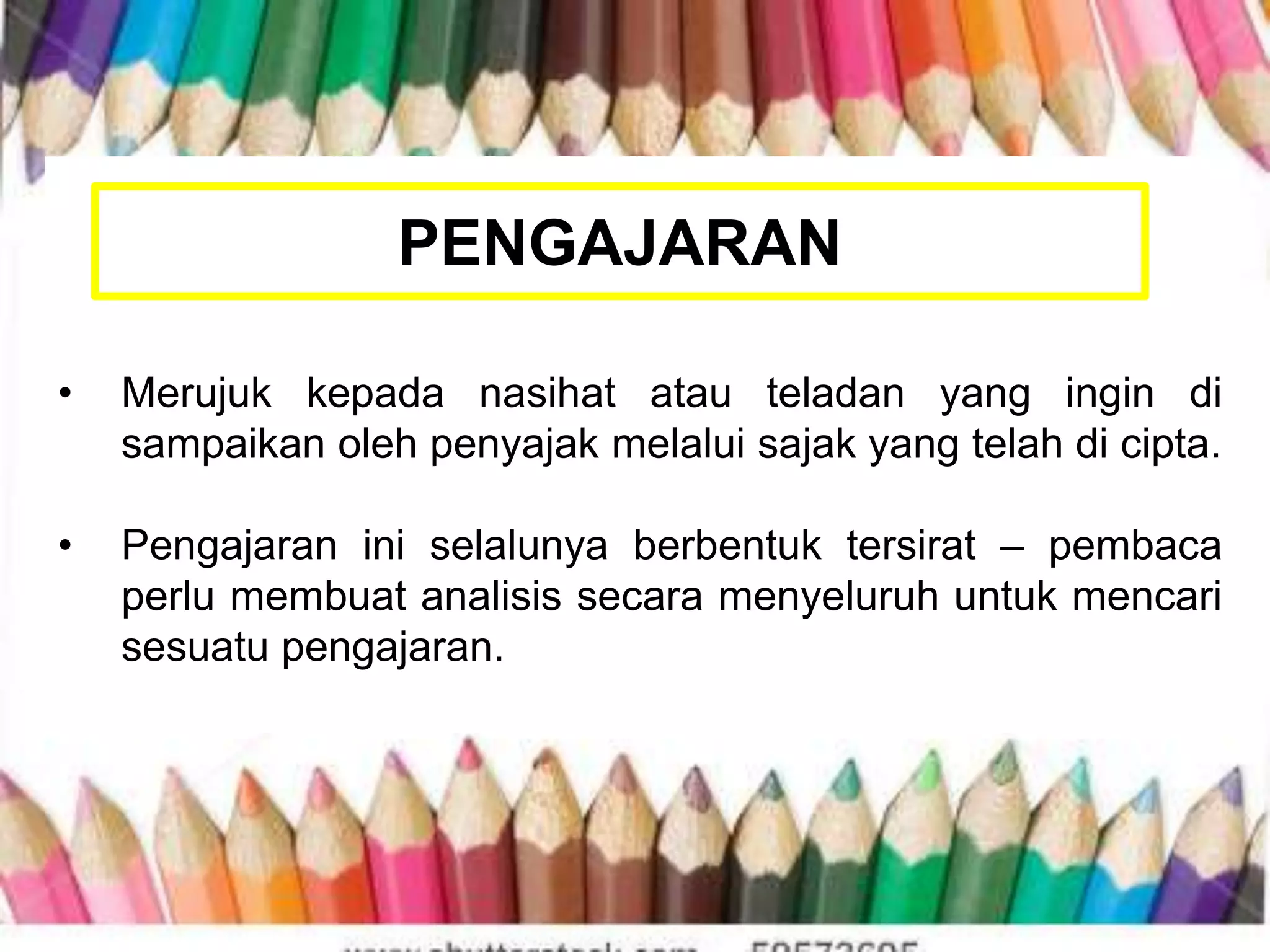 Analisis Sajak Kasih Ibu | PPTX