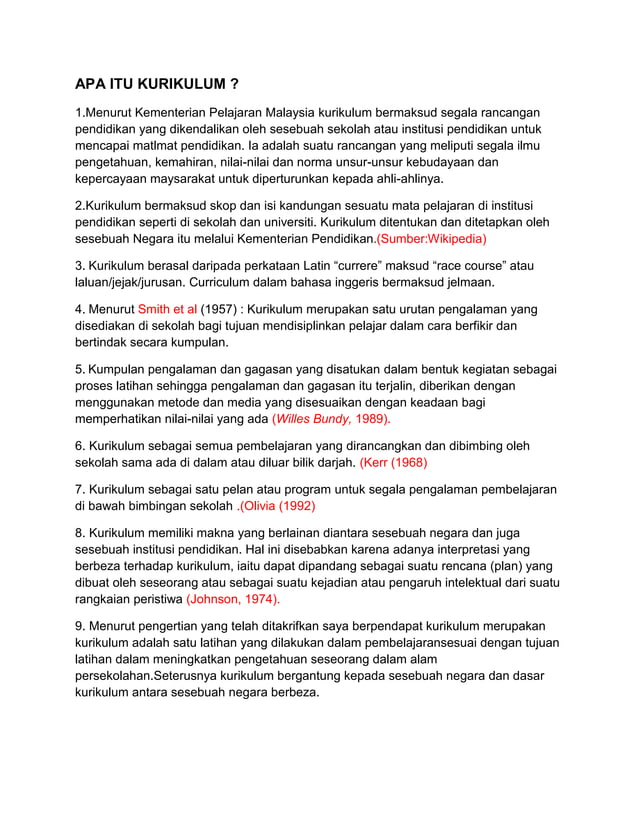 Maksud kurikulum | DOCX