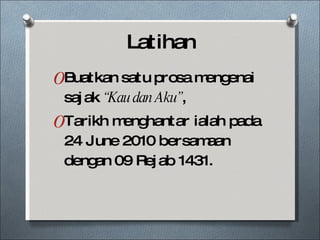 Maksud, persoalan & tema | PPT