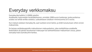 PayPal ja Everyday vertailu | PPT