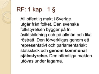 Makt & demokrati 04 kommunerna | PPT