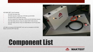 Maktest Cummins ISX Testing UTS1004 | PPTX