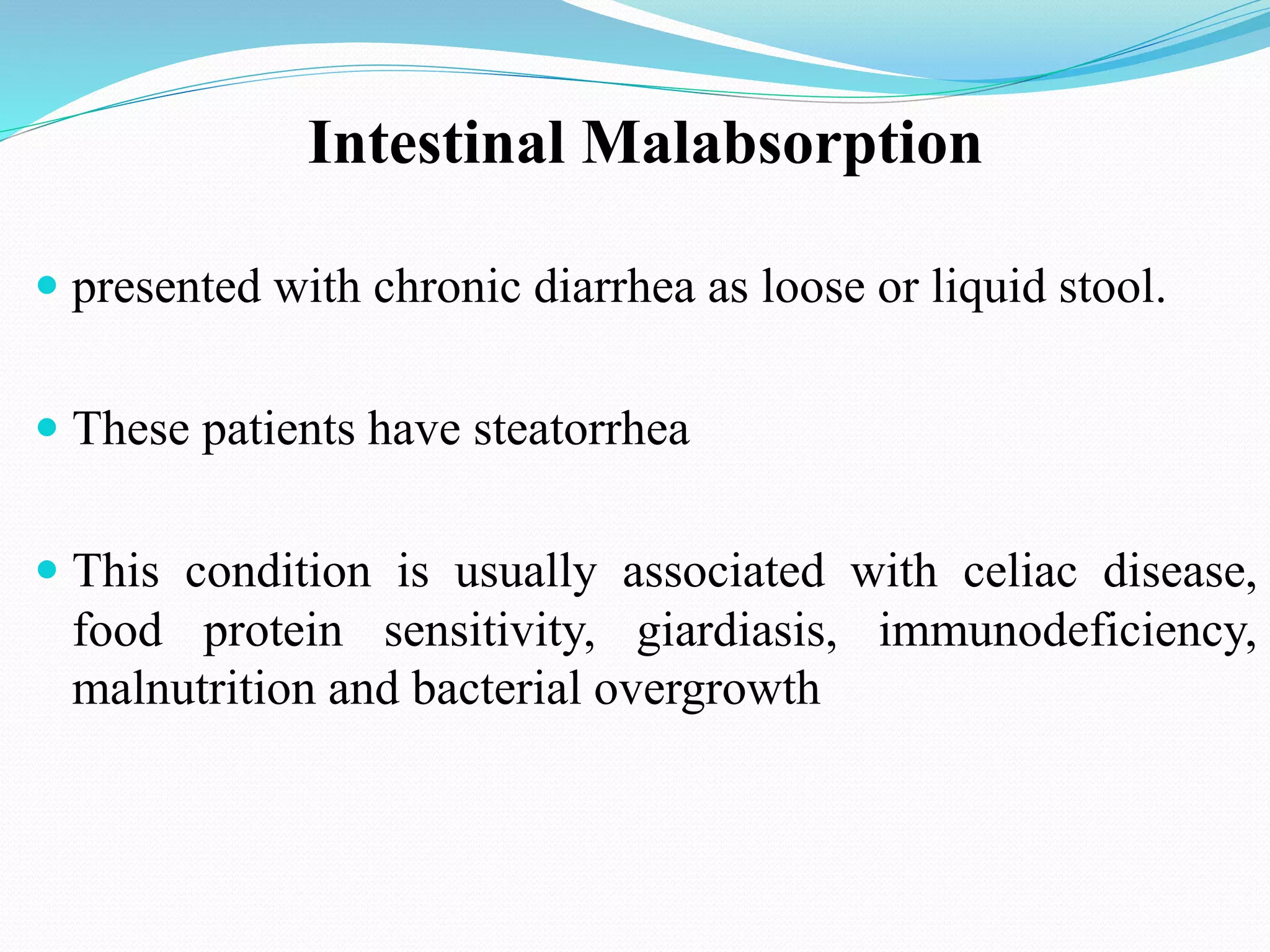 Mal absoprtion syndrome | PDF | Digestive Disorders | Diseases and ...