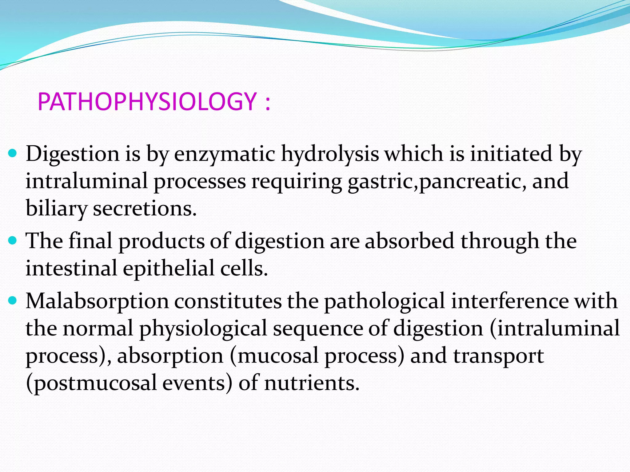 Malabsorption | PPTX