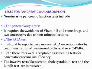 Malabsorption | PPTX