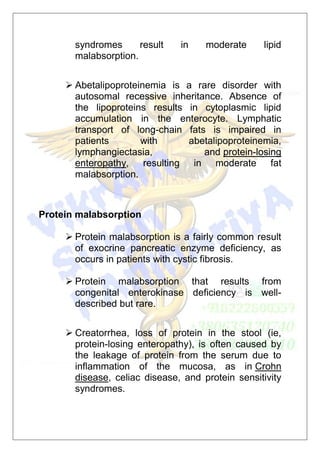 Malabsorption | PDF