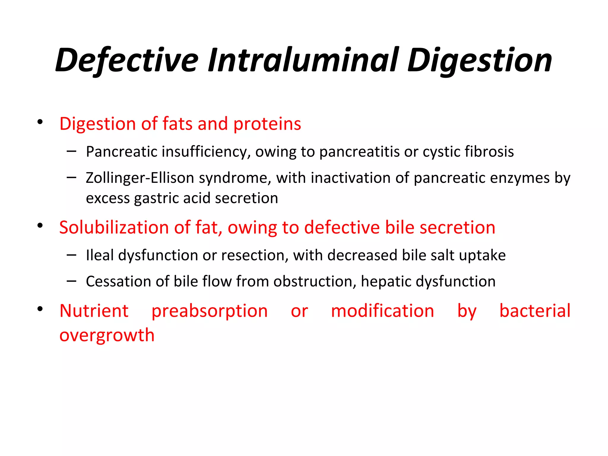 Malabsorption | PPT