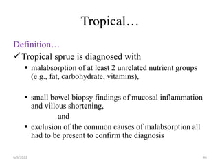 Malabsorption Syndromes | PPTX