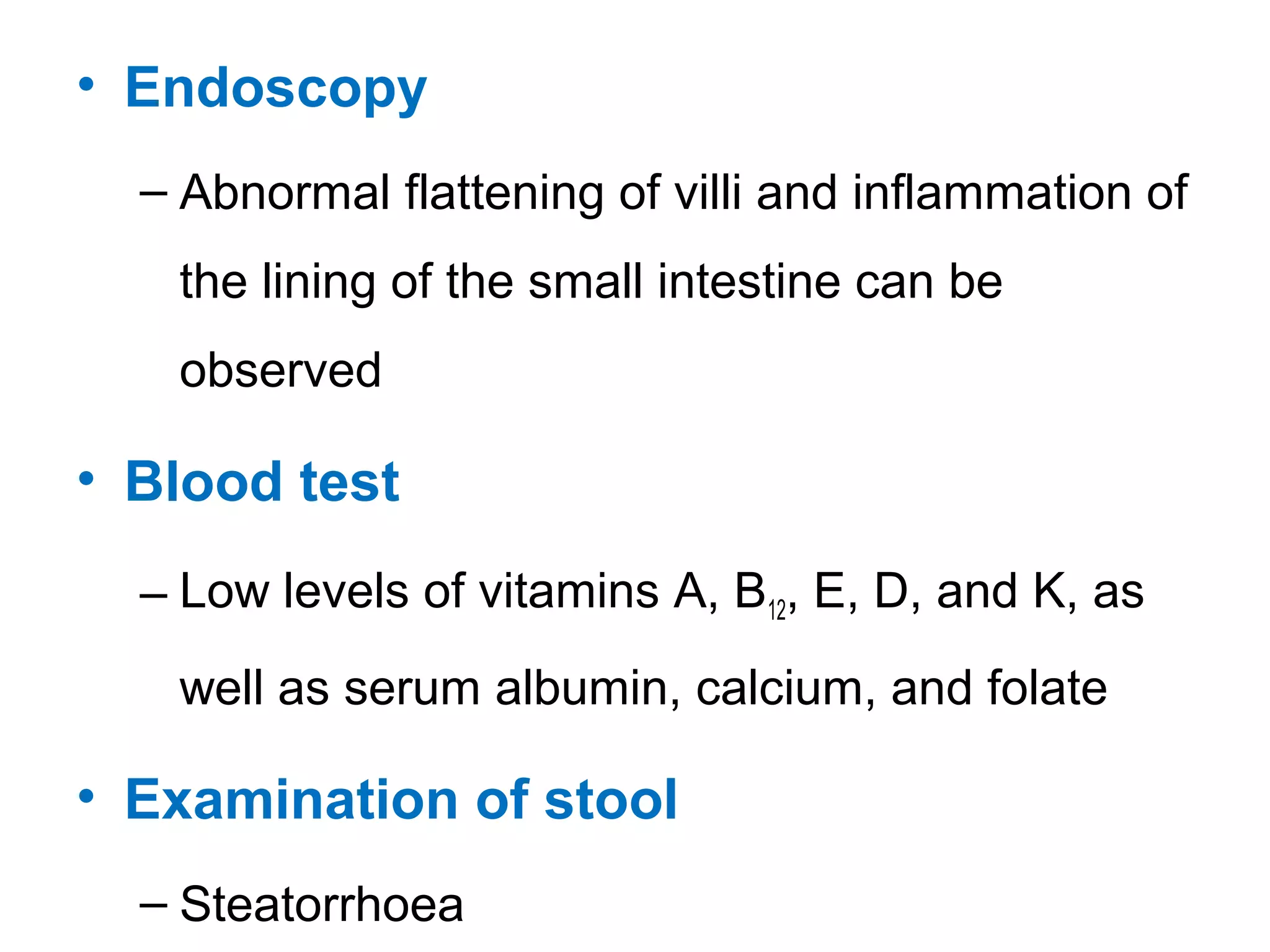 Malabsorption in tropical sprue & coeliac disease | PPT