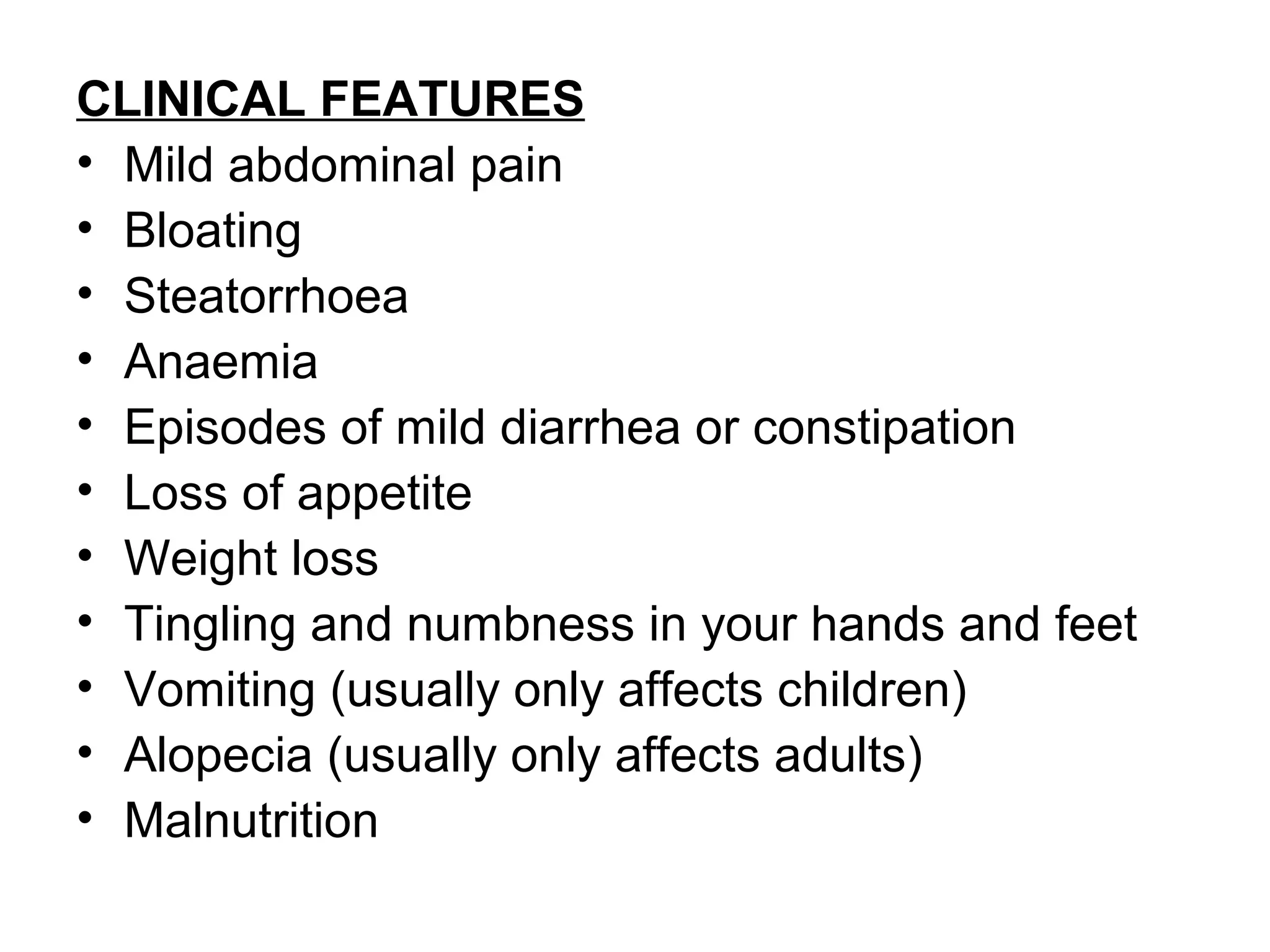 Malabsorption in tropical sprue & coeliac disease | PPT