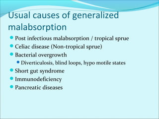 Malabsorption | PPT