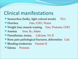 Malabsorption | PPT | Digestive Disorders | Diseases and Conditions
