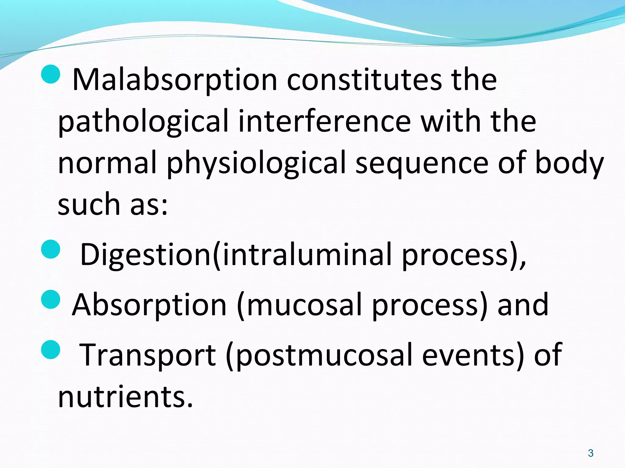 Malabsorption syndrome | PPT