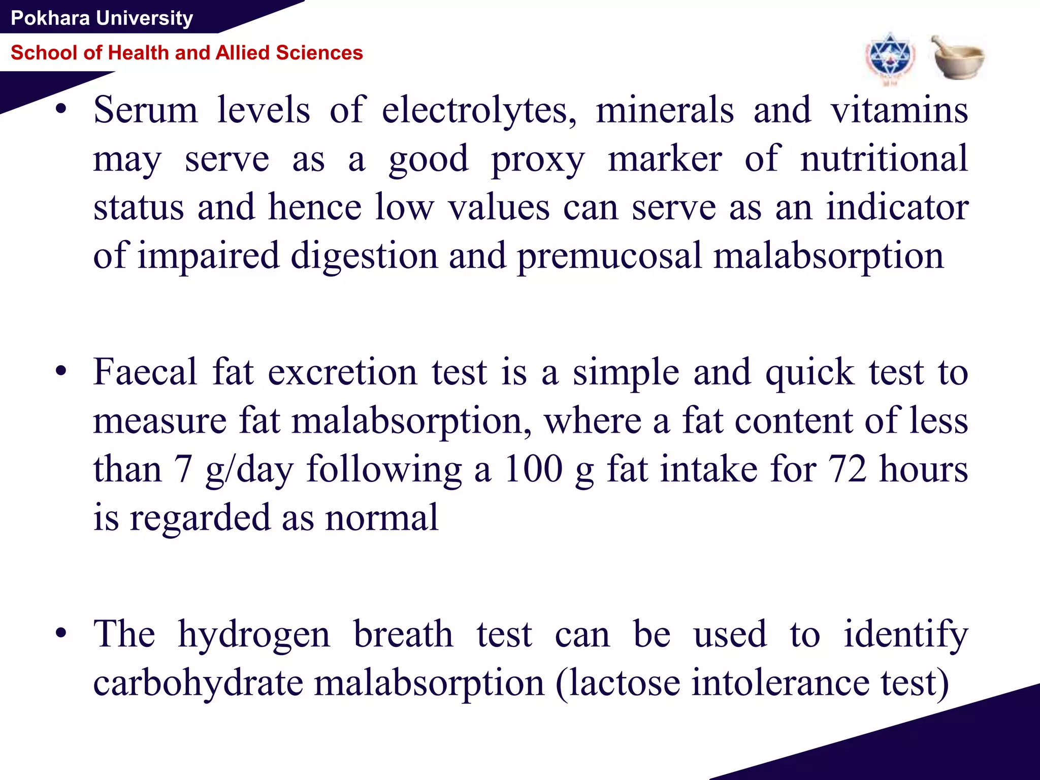 Malabsorption syndrome | PPTX | Digestive Disorders | Diseases and ...