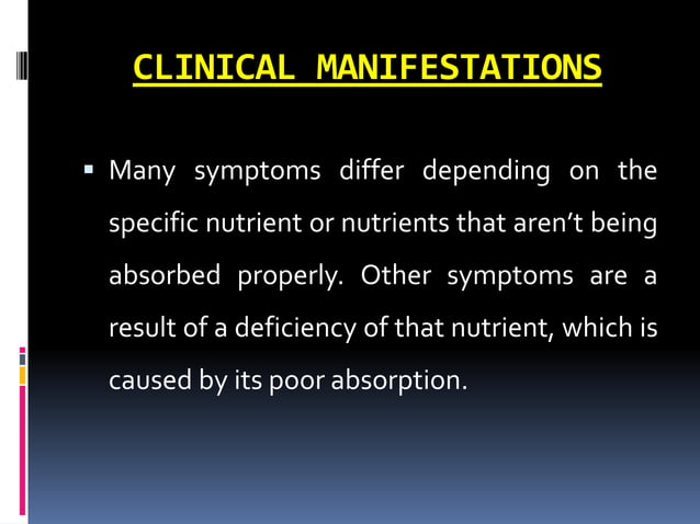 Malabsorption syndrome | PPT
