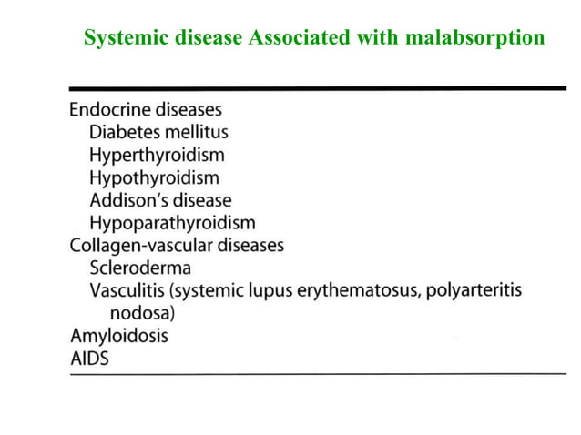 Malabsorption syndrome......................pptx