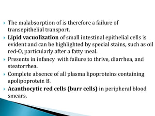 Approach to Malabsorption syndromes for undergraduates | PPTX