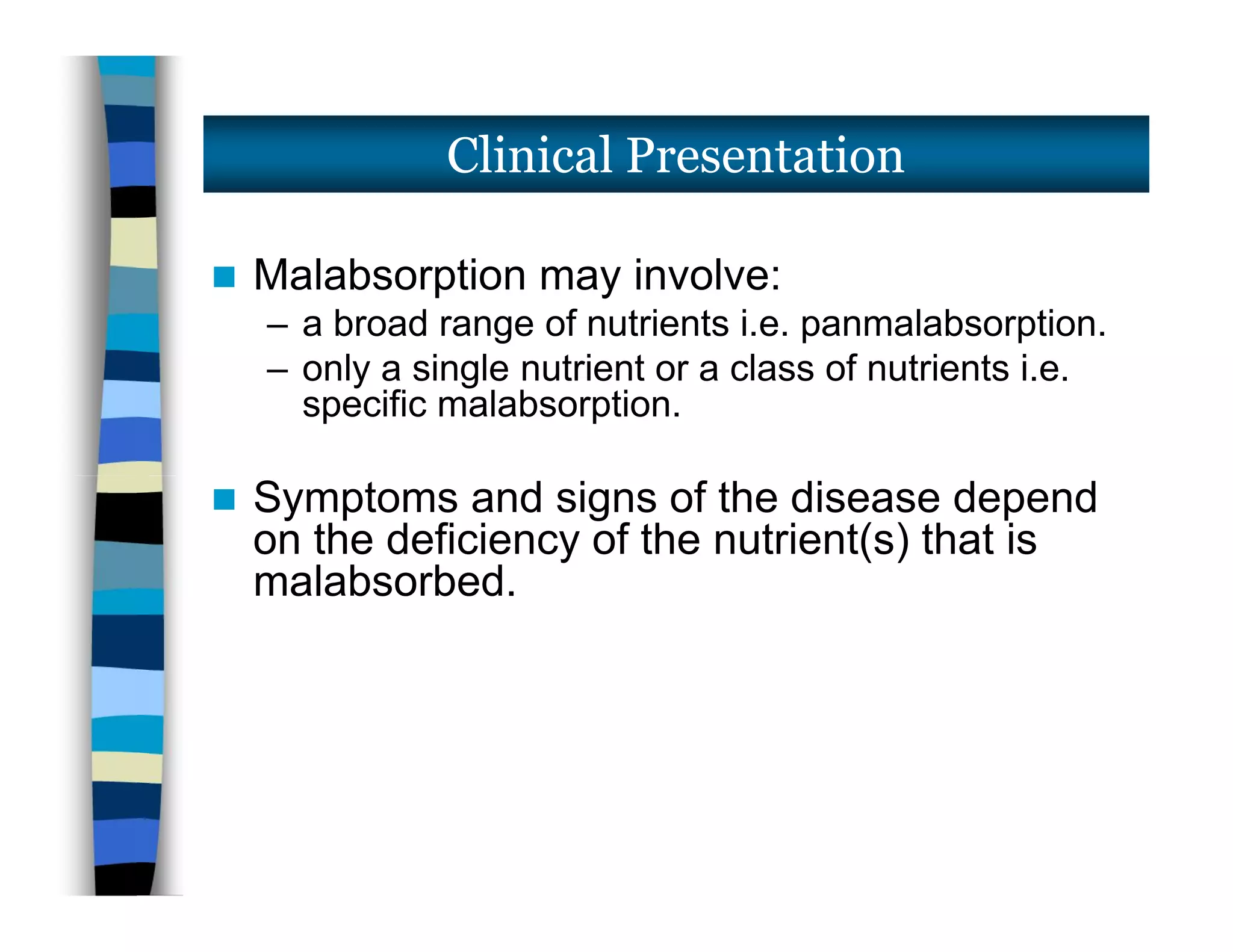 Malabsorption syndromes | PDF