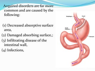 Malabsorption syndromes | PPTX