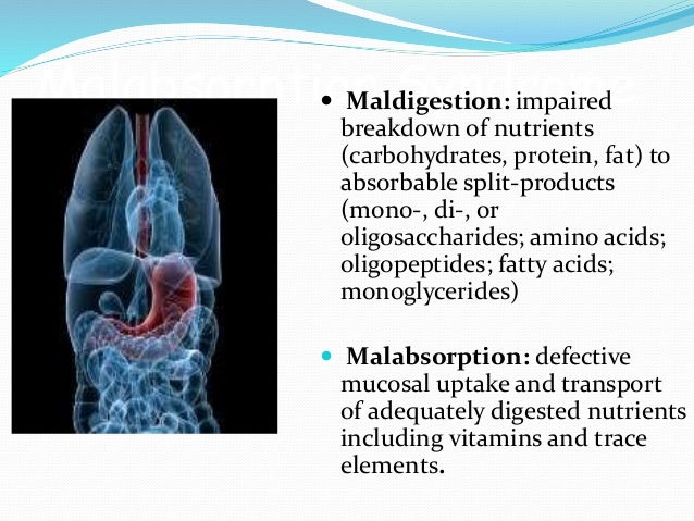 Malabsorption syndromes