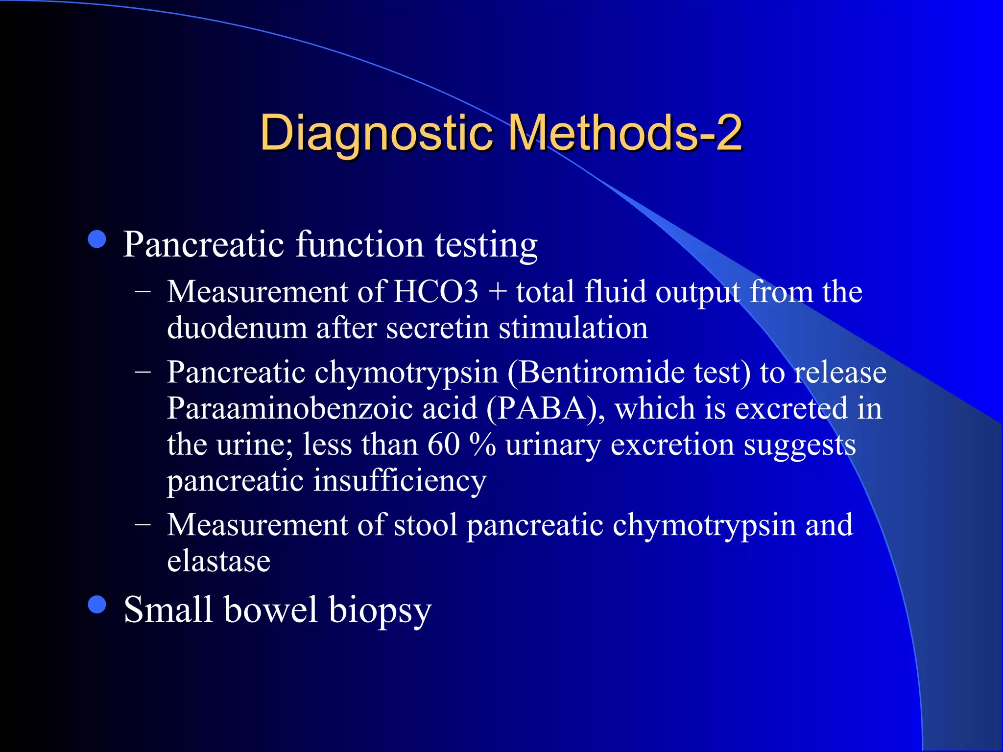 Malabsorptive disorders final presentation | PPT