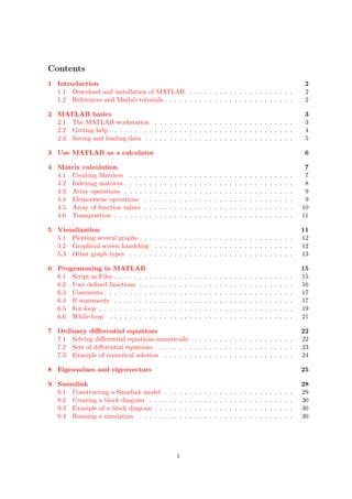 Malab tutorial | PDF