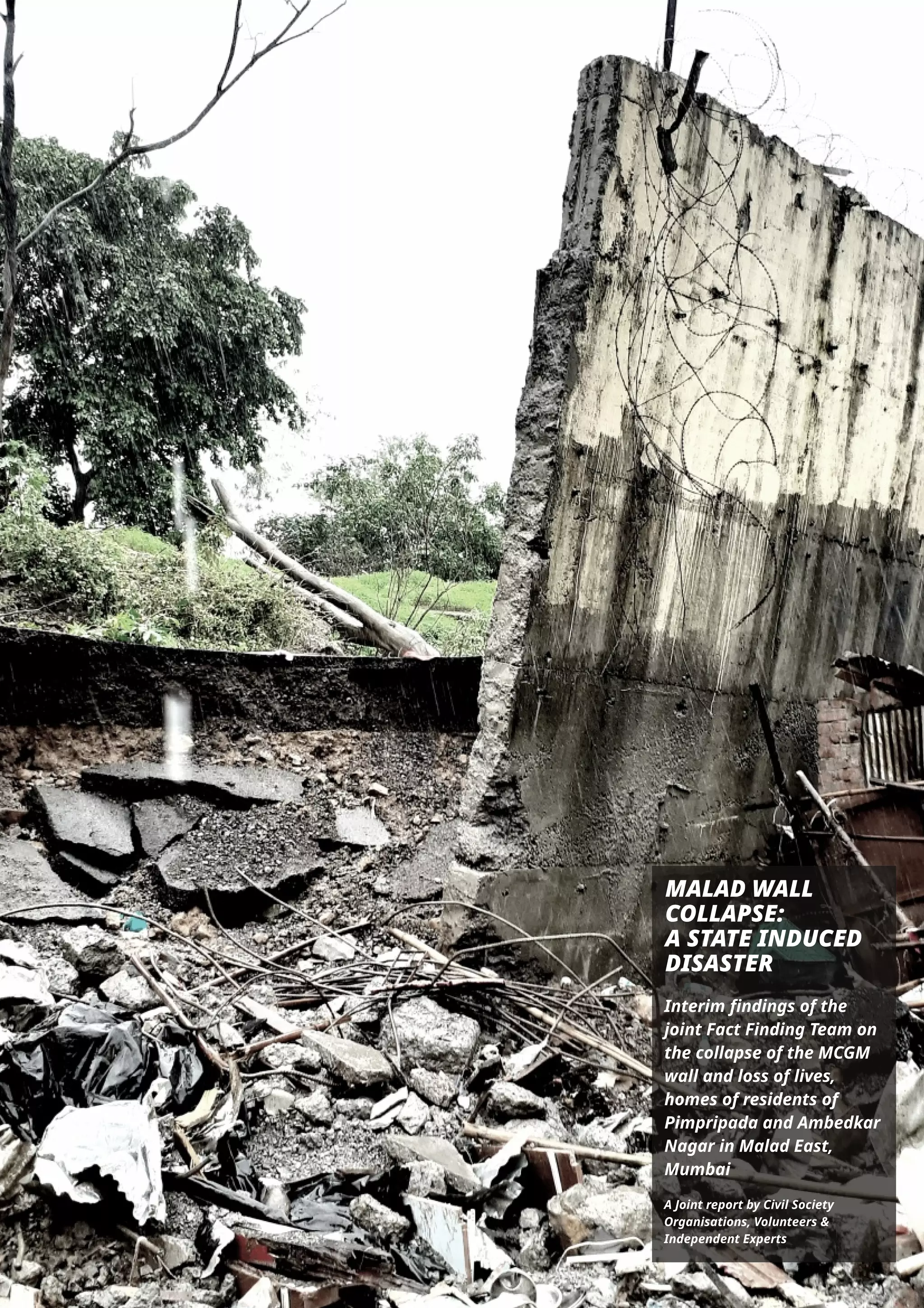 Malad wall collapse fact finding report final | PDF