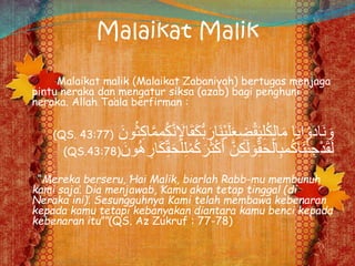 10 MALAIKAT BESERTA DALILNYA | PPTX