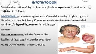 Thyroid gland and its disorders | PPTX