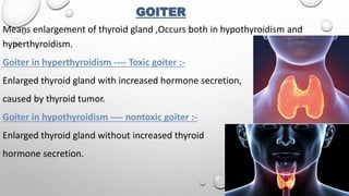 Thyroid gland and its disorders | PPTX