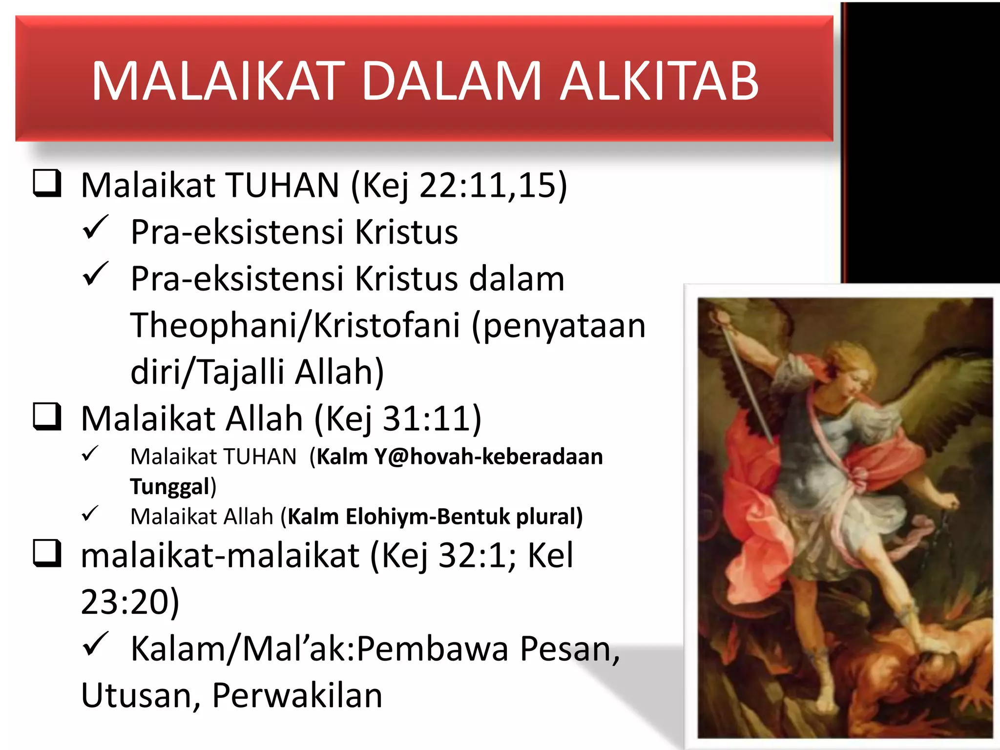 MENGENAL MALAIKAT TUHAN | PPTX