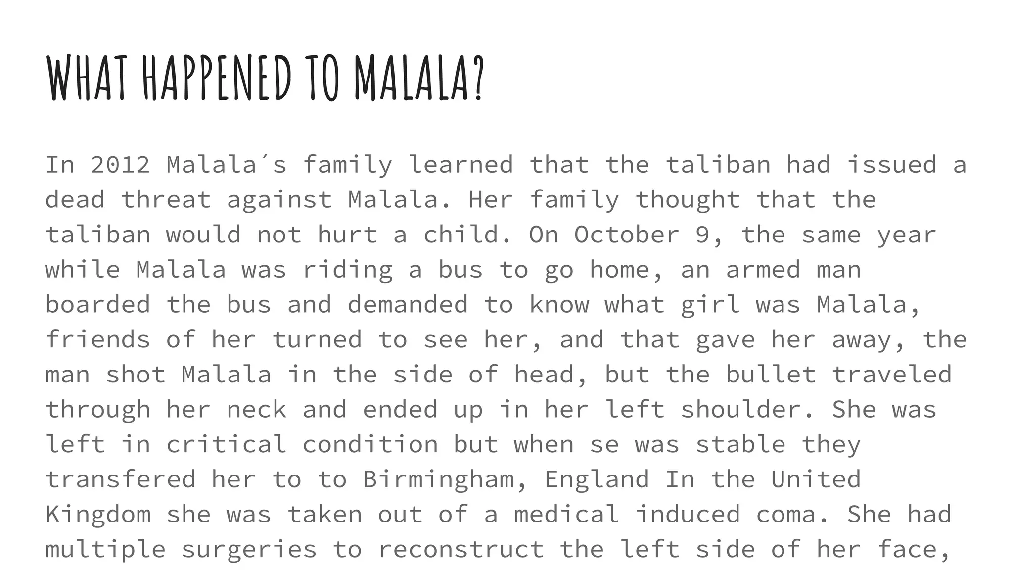 Malala | PPT