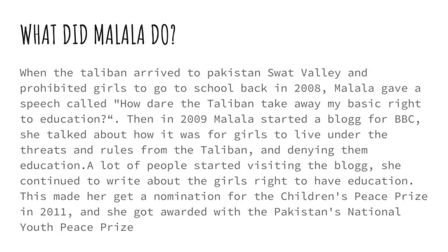 Malala | PPT