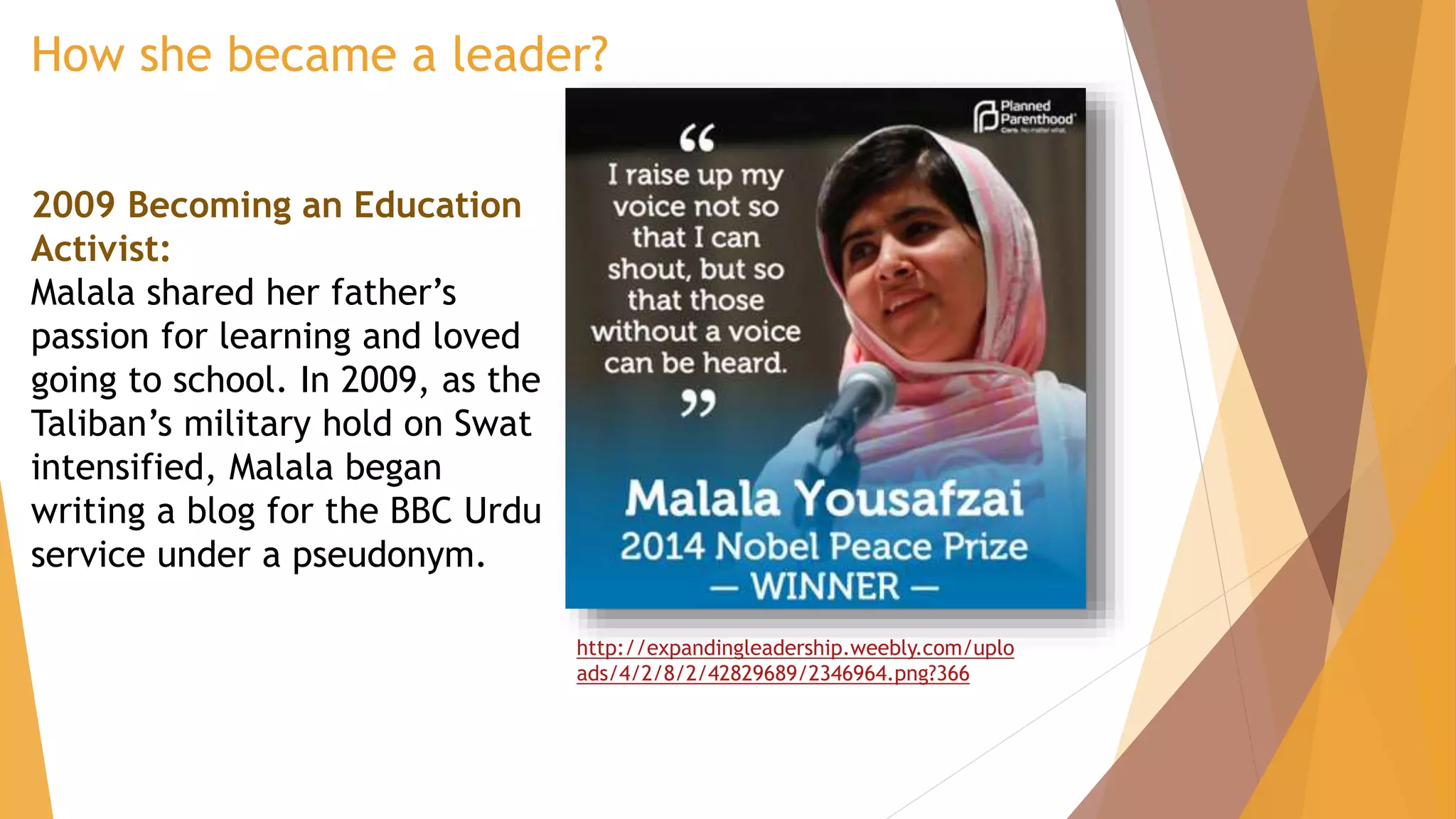Malala Yosafzai | PPTX