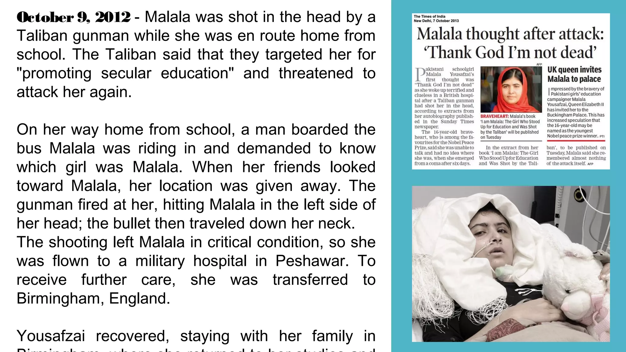 Malala yousafzai | PPT