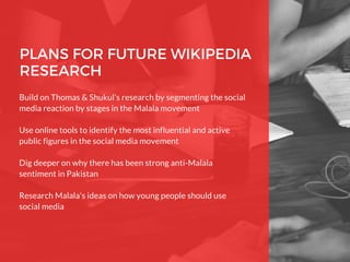 Malala Yousafzai UGBA 192AC Final Presentation | PDF