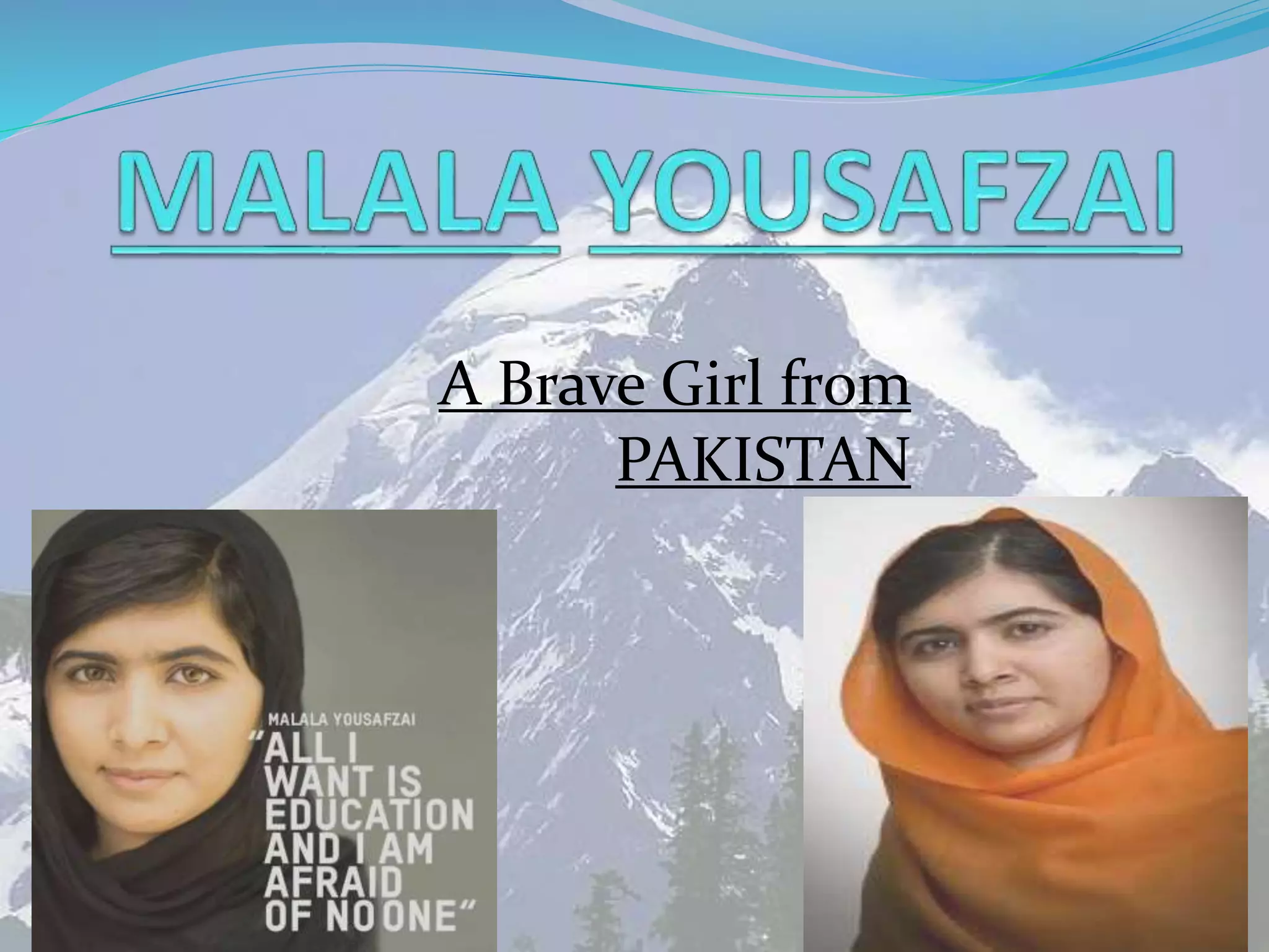 Malala yousafzai | PPTX