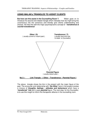 Malan- Aspects of Therapy -Handling the Anxiety | PDF