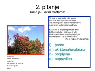 Mala Provjera Znanja Iz KnjižEvnosti | PPS