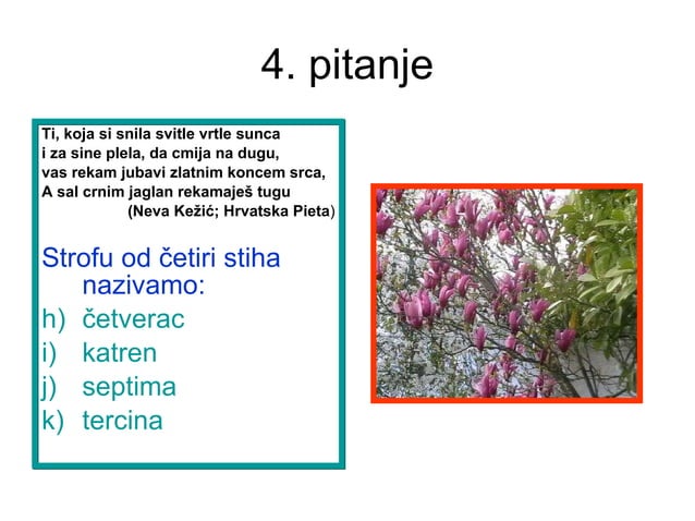 Mala Provjera Znanja Iz KnjižEvnosti | PPS