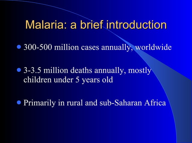 Malaria | PPT