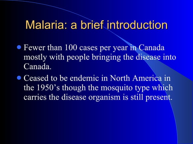 Malaria | PPT