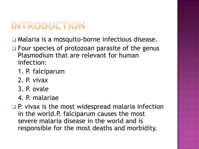 Malaria | PPTX
