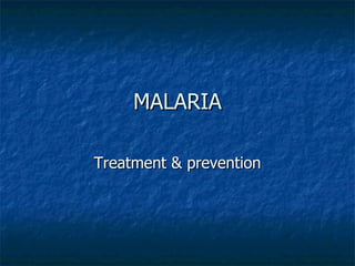 Malaria | PPT