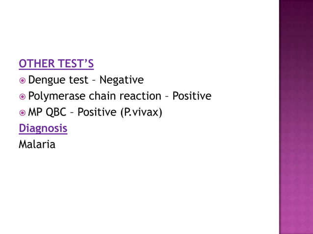 Malaria Case Study | PPTX | Infectious Diseases | Diseases and Conditions