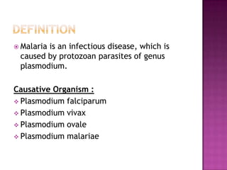 Malaria Case Study | PPTX