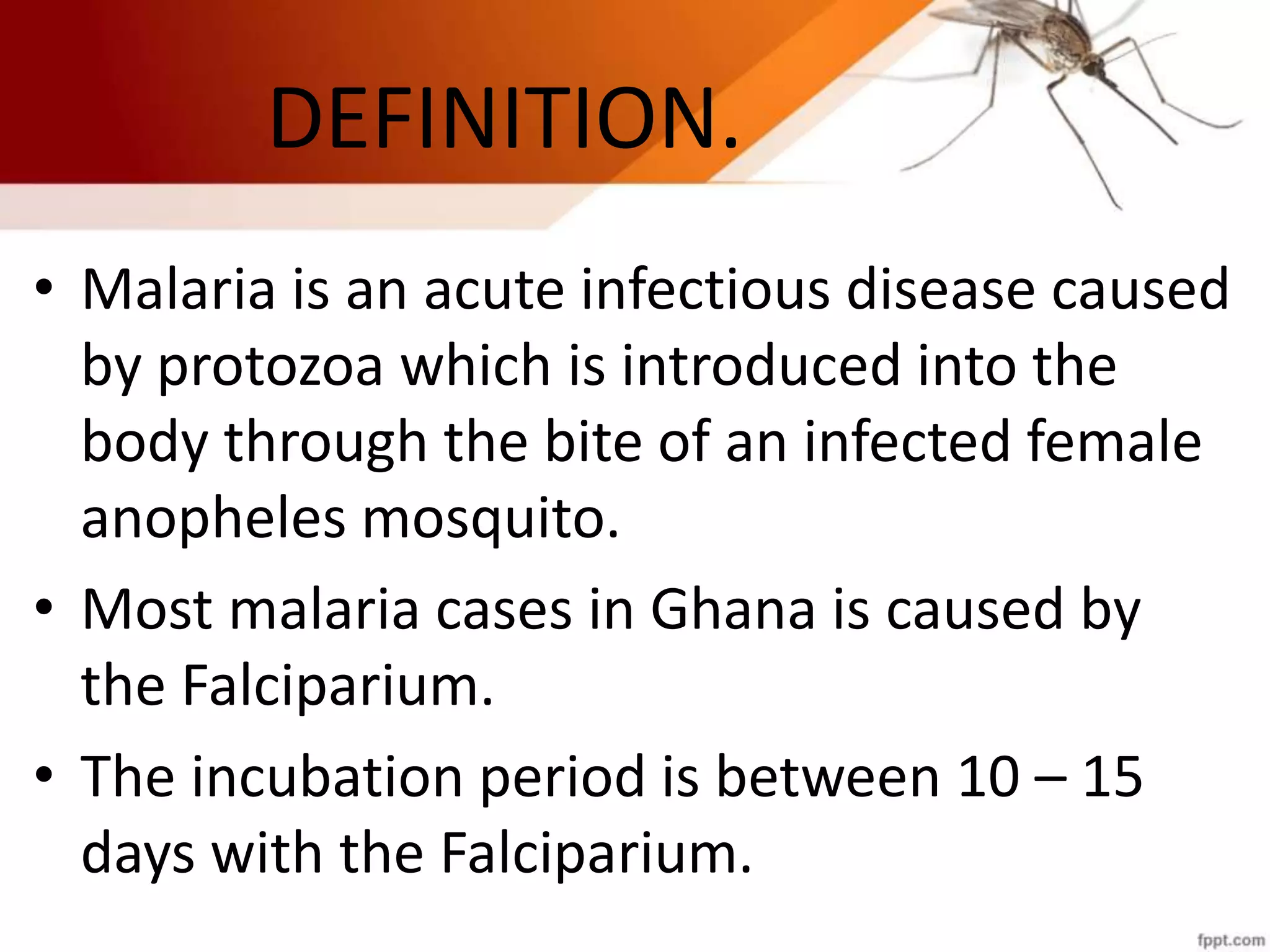 Malaria. | PPTX
