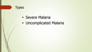 Malaria | PPTX | Infectious Diseases | Diseases and Conditions
